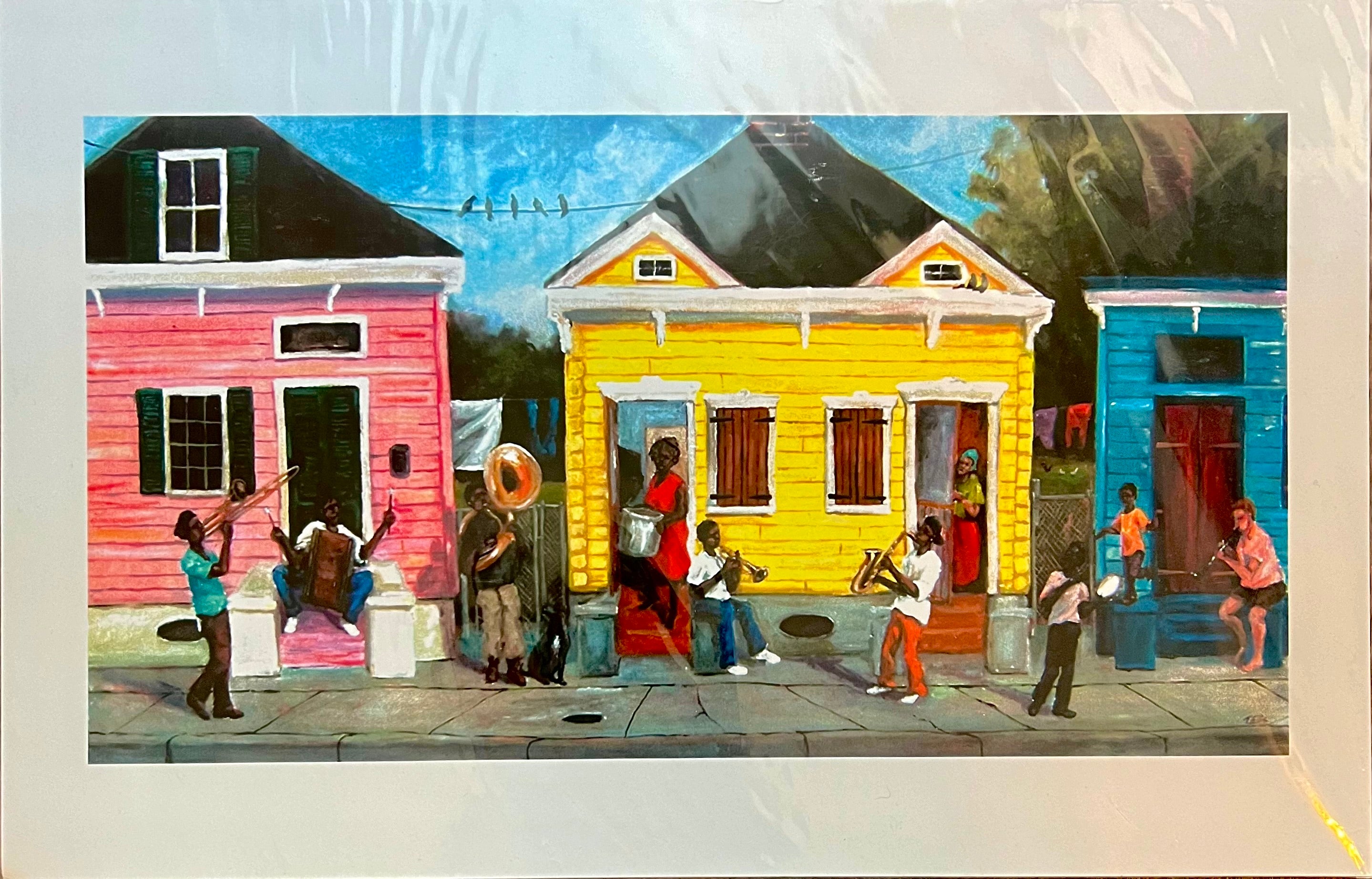 “My Block🎭” (unframed) – Ted Ellis Art - The Official Site