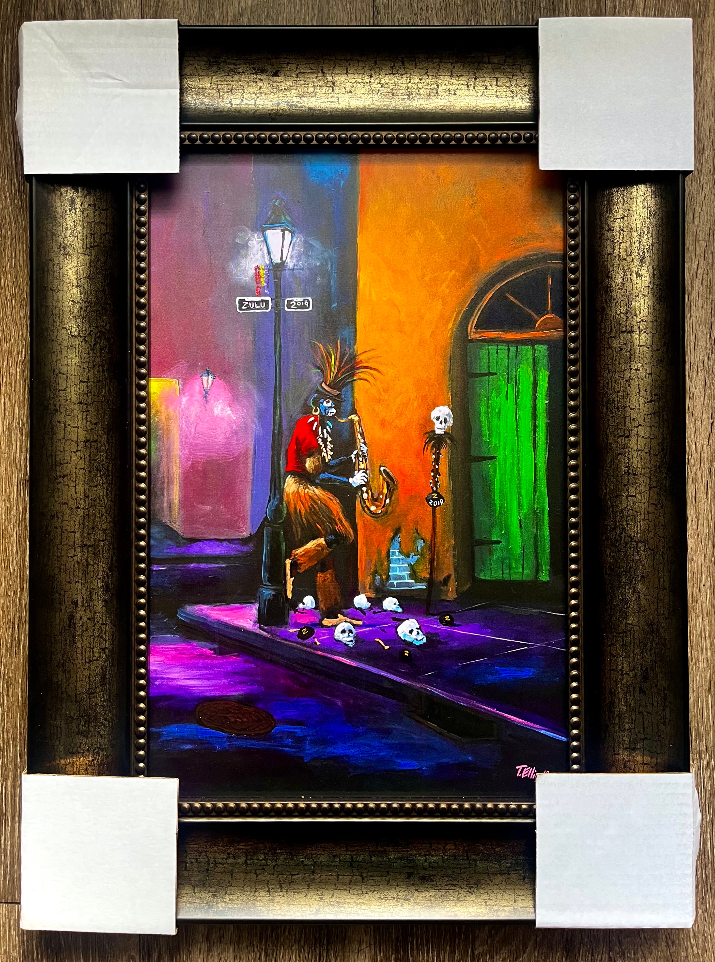 “Mardi Gras Man🎷🎭” – Ted Ellis Art - The Official Site