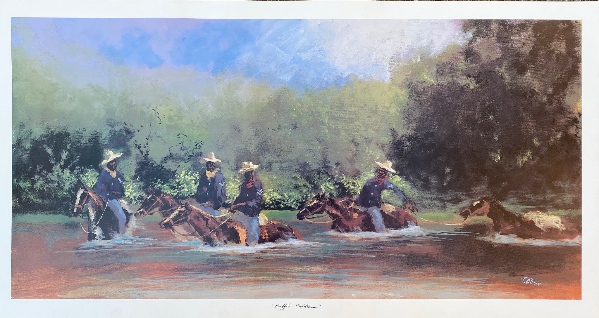 Buffalo Soldiers II Ted Ellis Fine Art – Ted Ellis Art - The Official Site