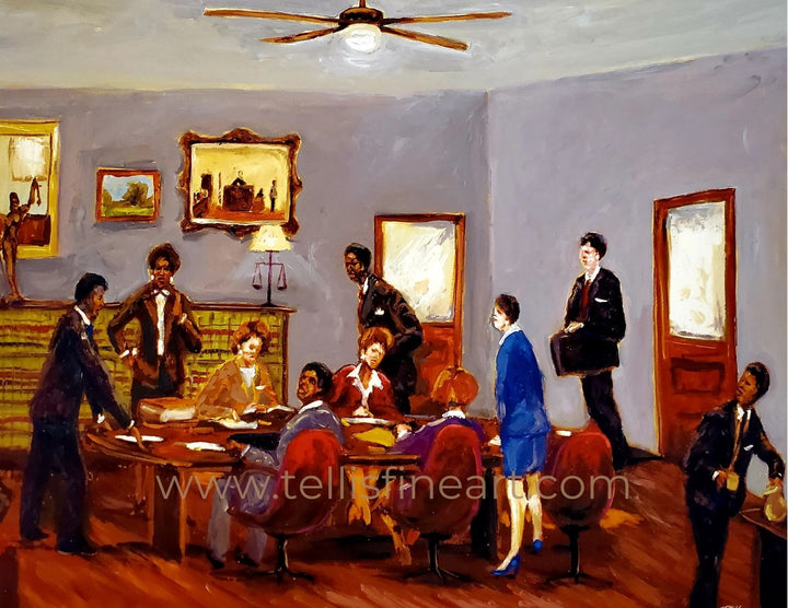 Black Lawyers Collection – Ted Ellis Art - The Official Site